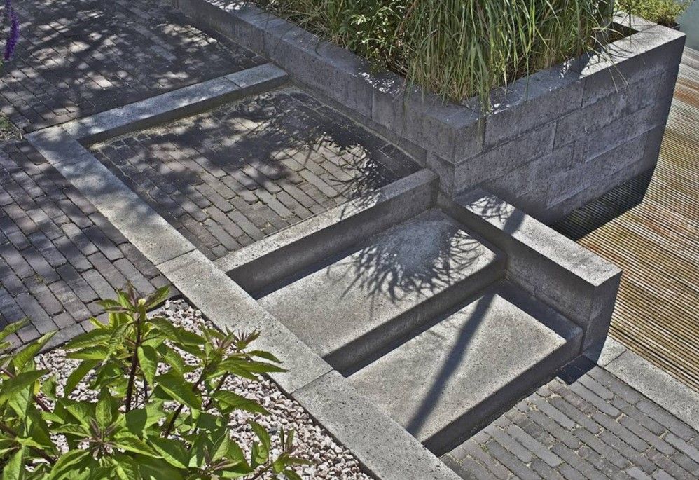 Schellevis Oud Hollandse stapelelement 100x20x20cm antraciet - Gardenz